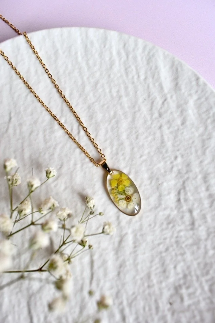 Real Pressed Flower Jewellery and Decor by Rose and Bramley