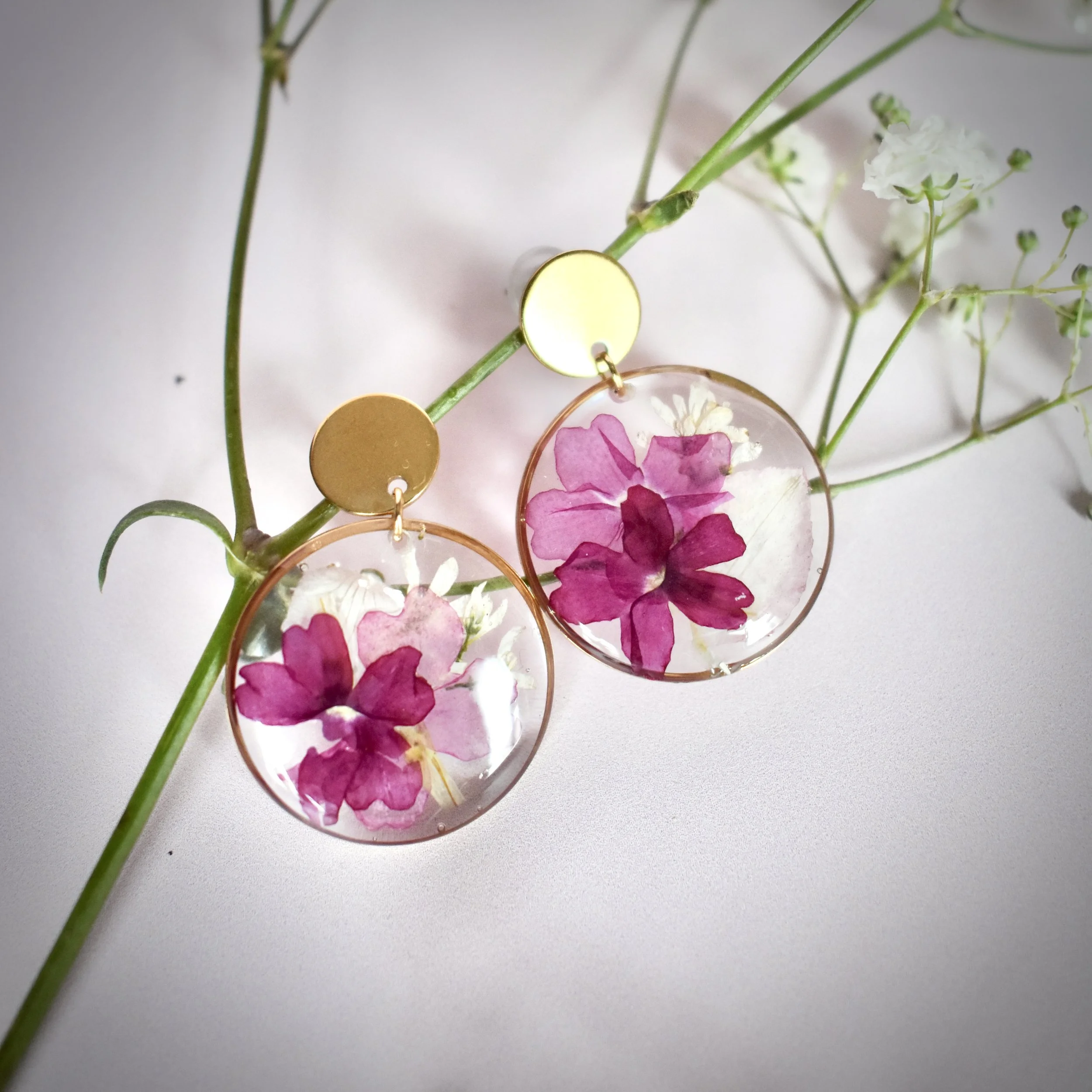 Real Pressed Flower Jewellery and Decor by Rose and Bramley