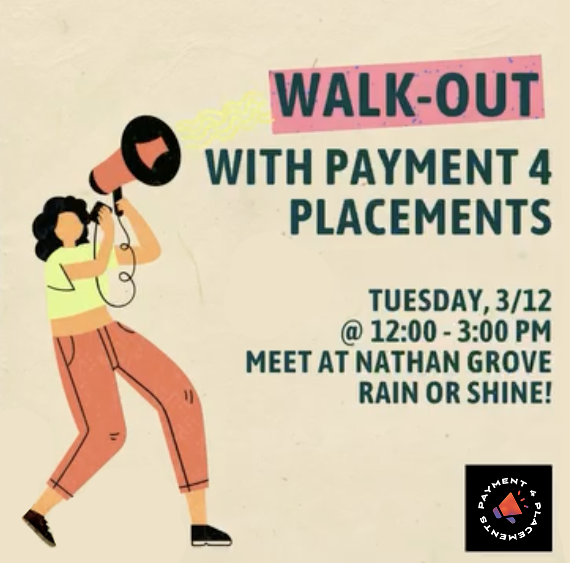 National Week of Action — Payment 4 Placements