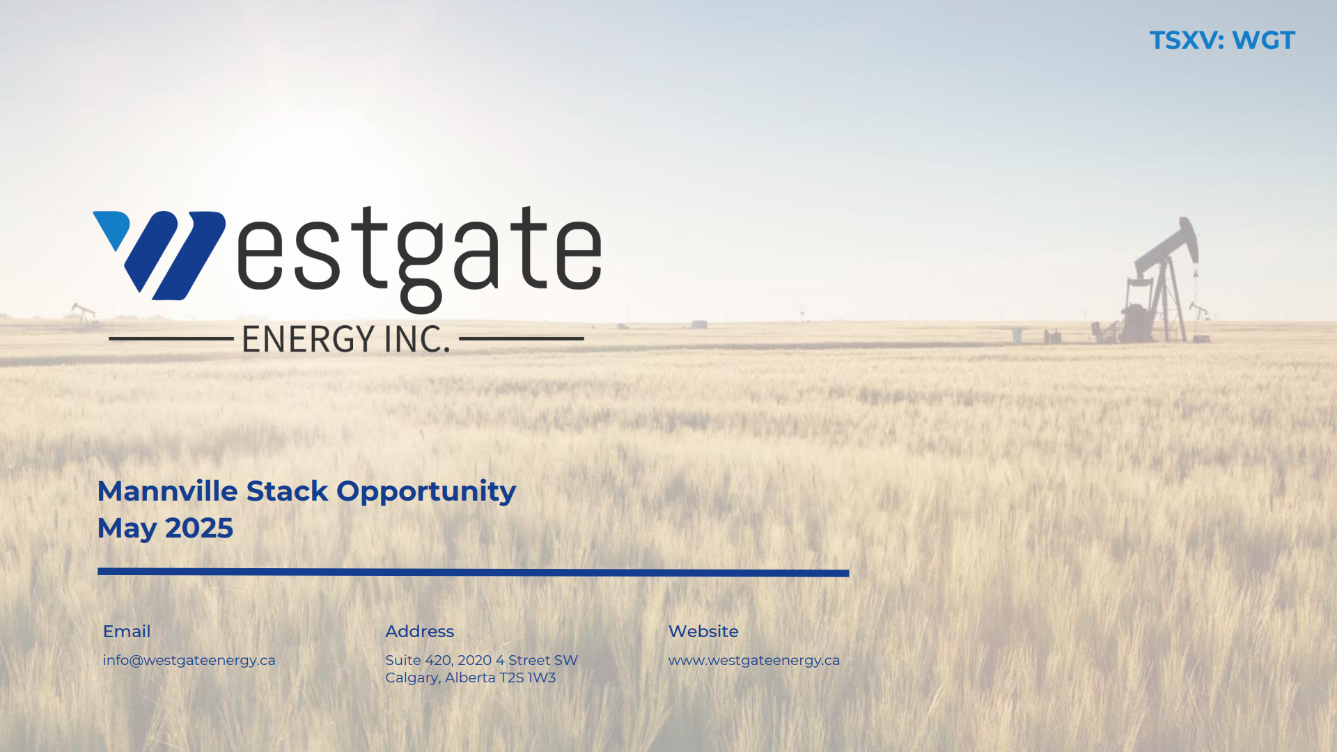 Investors - Westgate Energy Inc. — Westgate Energy Inc.