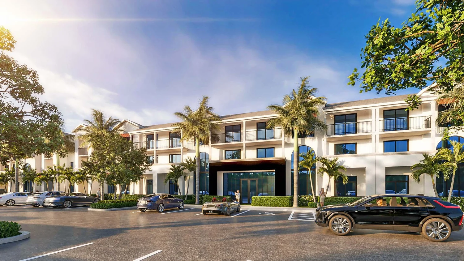 Tropical World | Palm Beach Apartment Complex | Bizi Arq