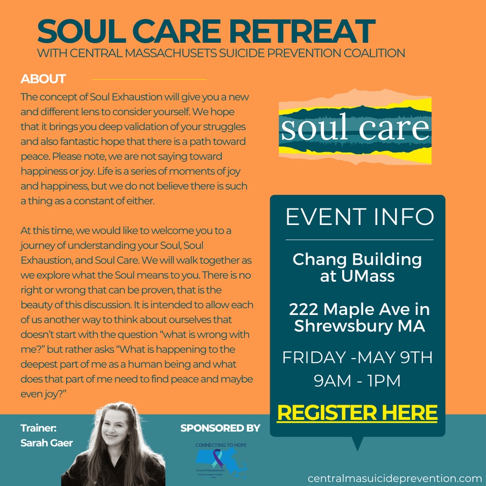 Events Calendar — CM Suicide Coalition