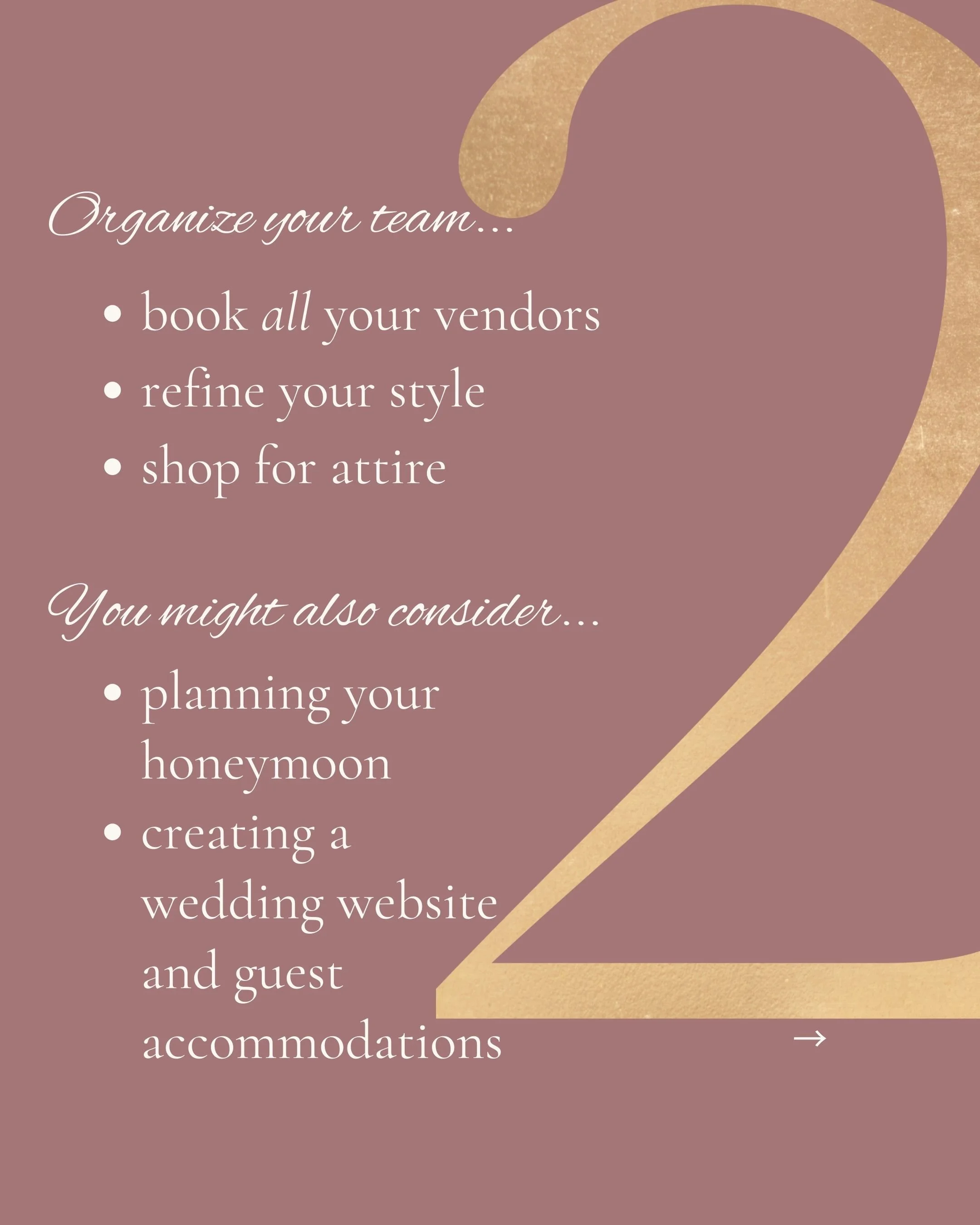 Steps to take when planning and organizing a wedding — Heatherly Event ...