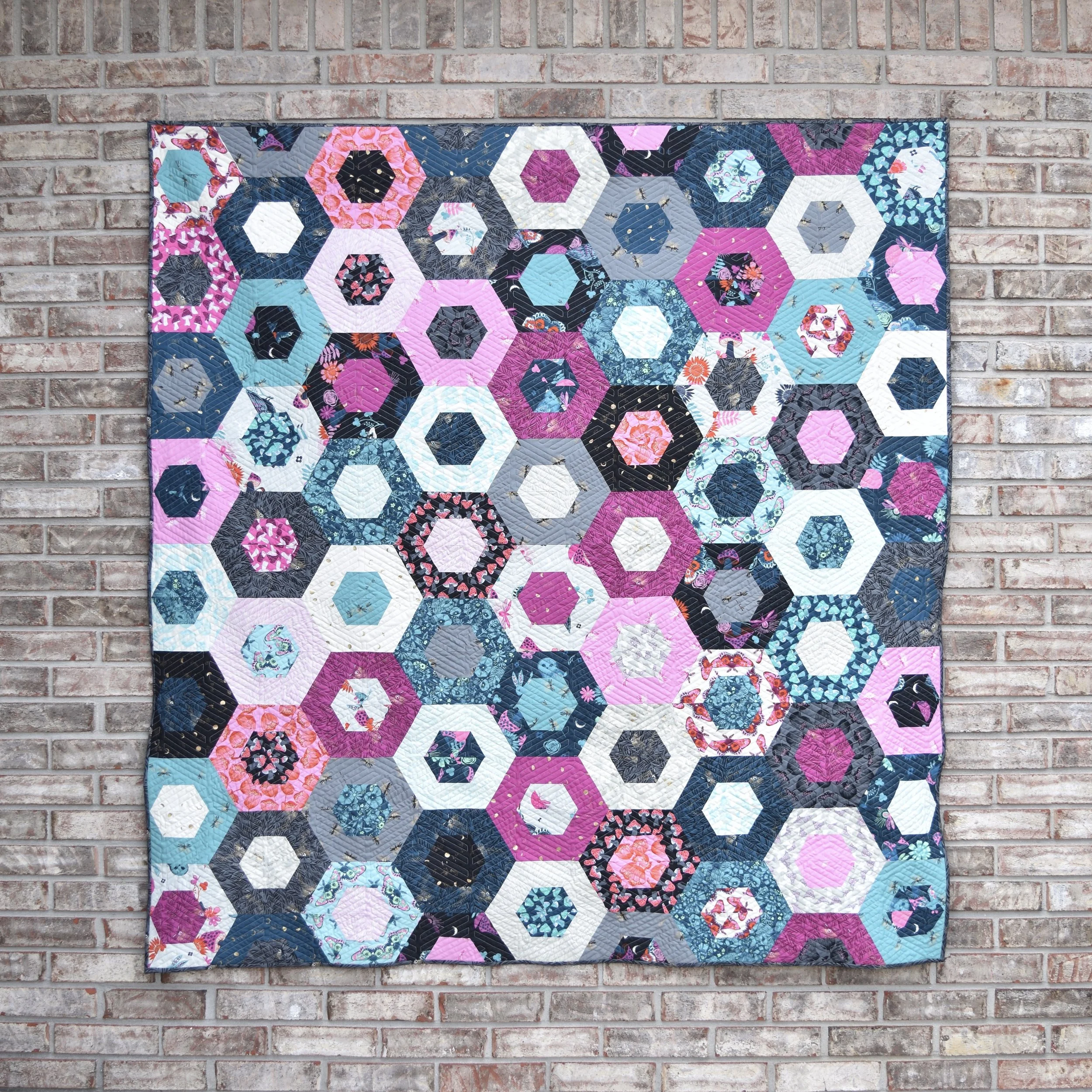 Firefly Hexaround Quilt — Material Girl Quilts