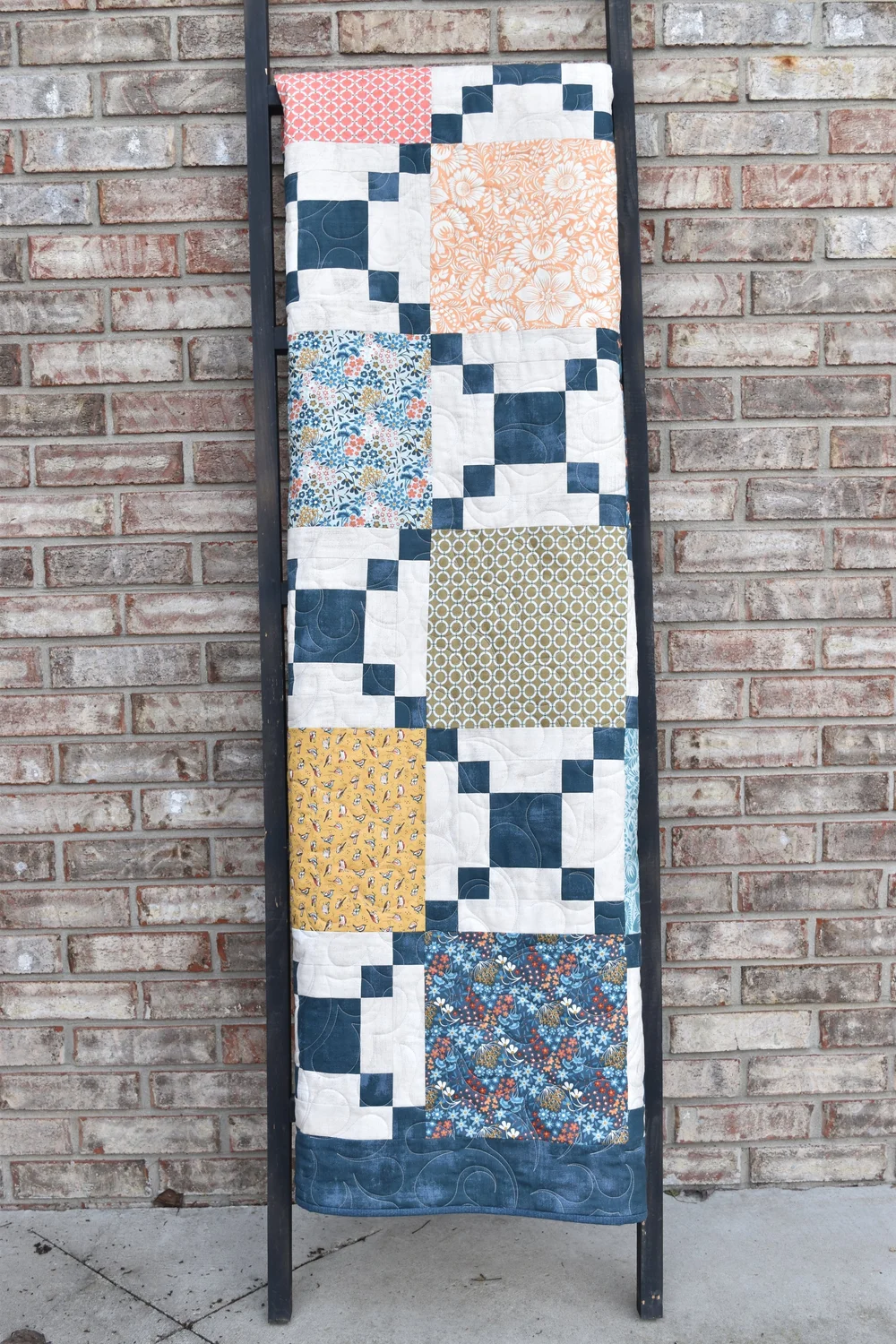 Square Chain quilt {beautiful queen size quilt made with pre-cut 10 ...