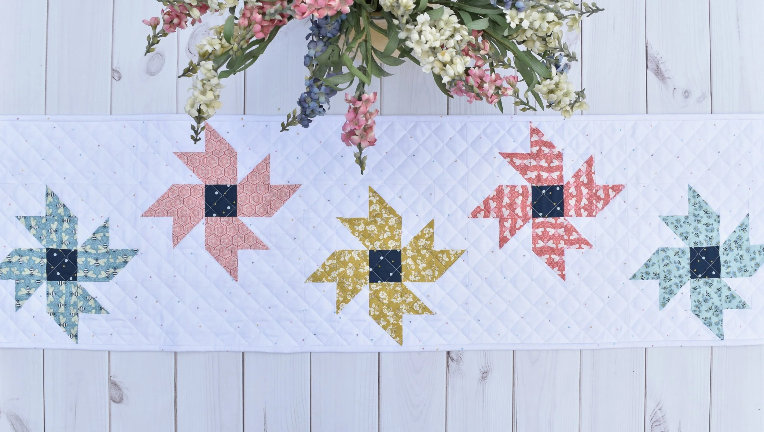 Wildflowers Table Toppers {multiple size options!} — Material Girl Quilts