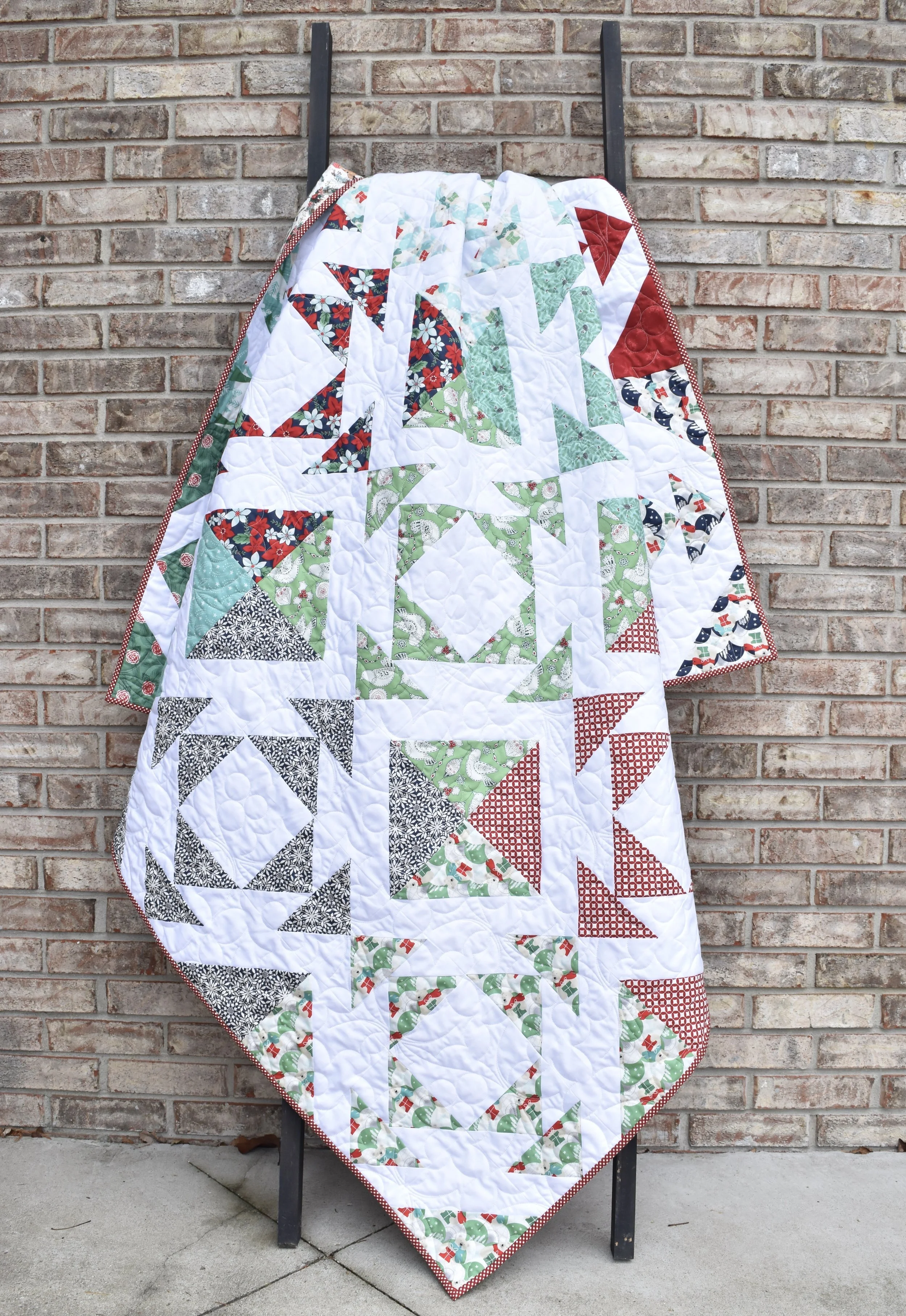 A Christmas Prairie Quilt — Material Girl Quilts