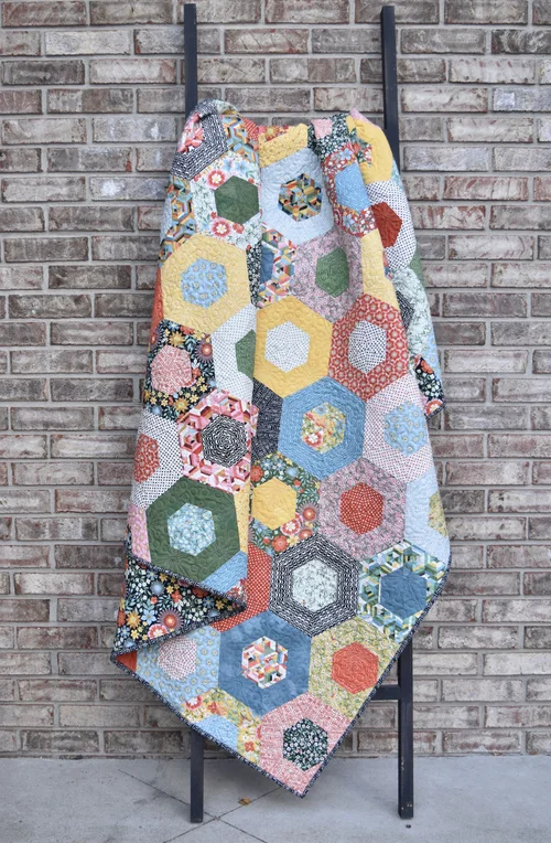 Hexaround {a FREE jelly roll quilt pattern!!} — Material Girl Quilts