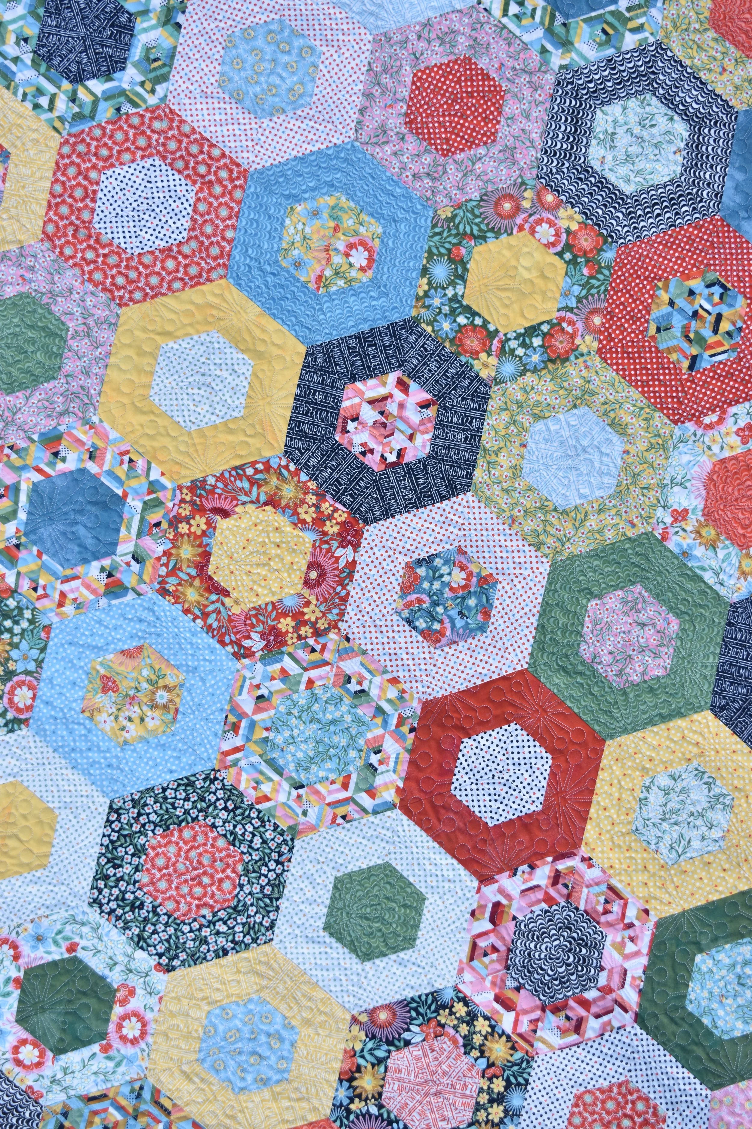 Hexaround {a FREE jelly roll quilt pattern!!} — Material Girl Quilts