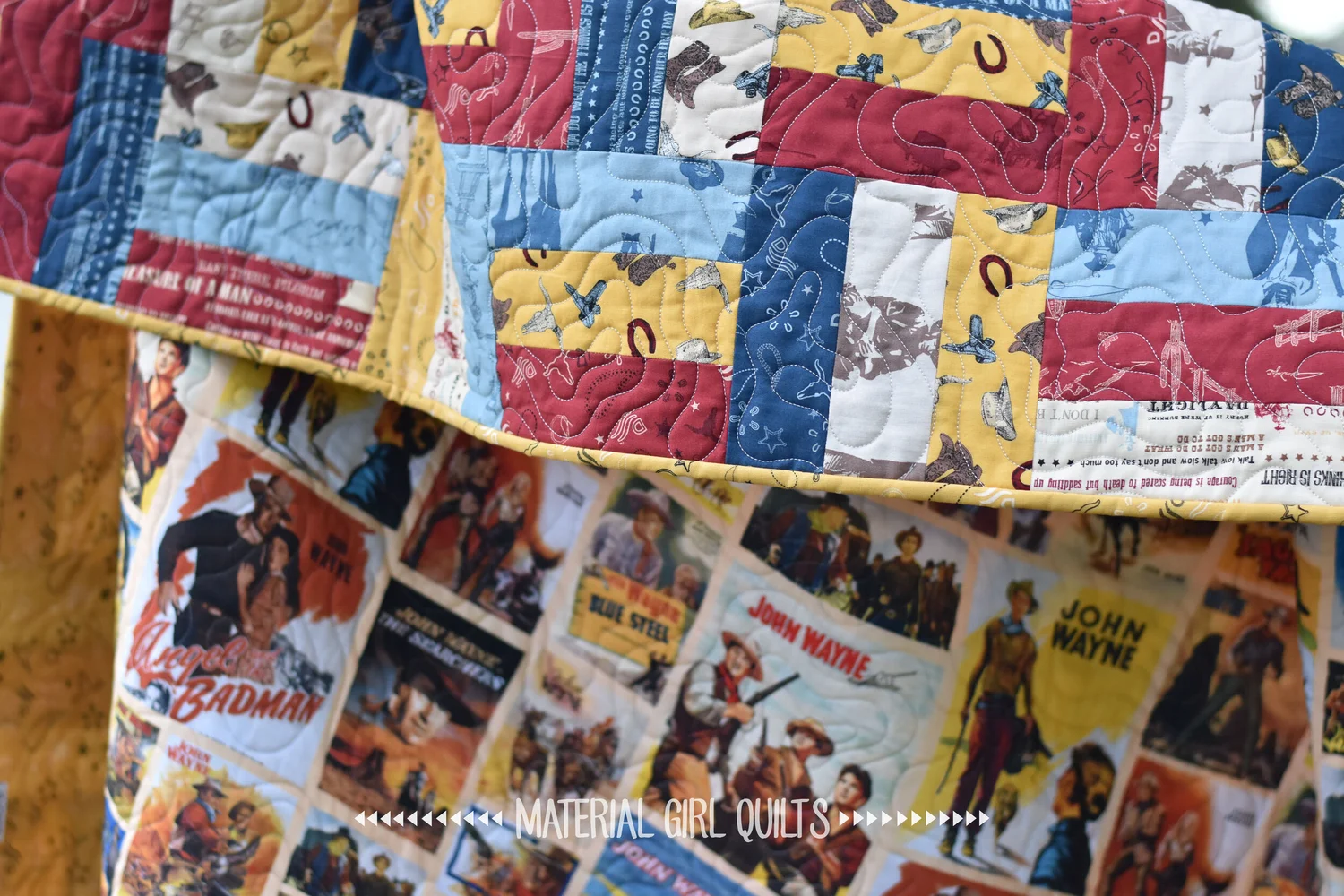 John Wayne {a finished quilt!!} — Material Girl Quilts