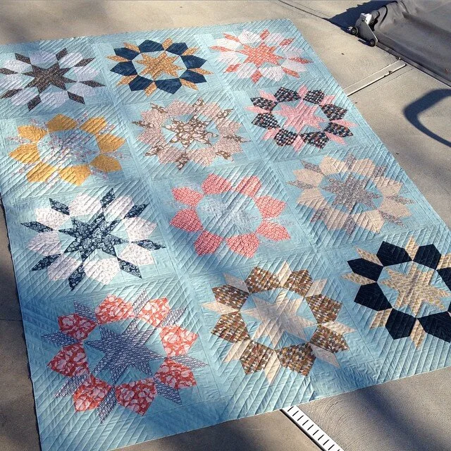 Persimmon Swoon {a finished quilt!} — Material Girl Quilts