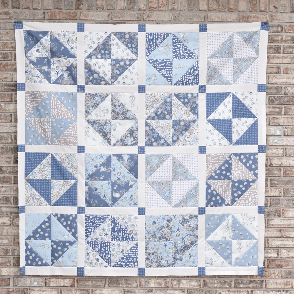 Double Square Quilt {fat quarter quilt tutorial} — Material Girl Quilts