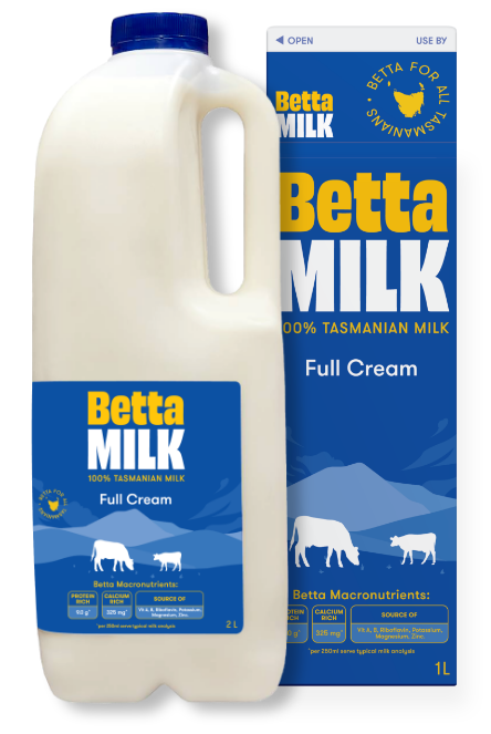 Full Cream Milk — Betta Milk