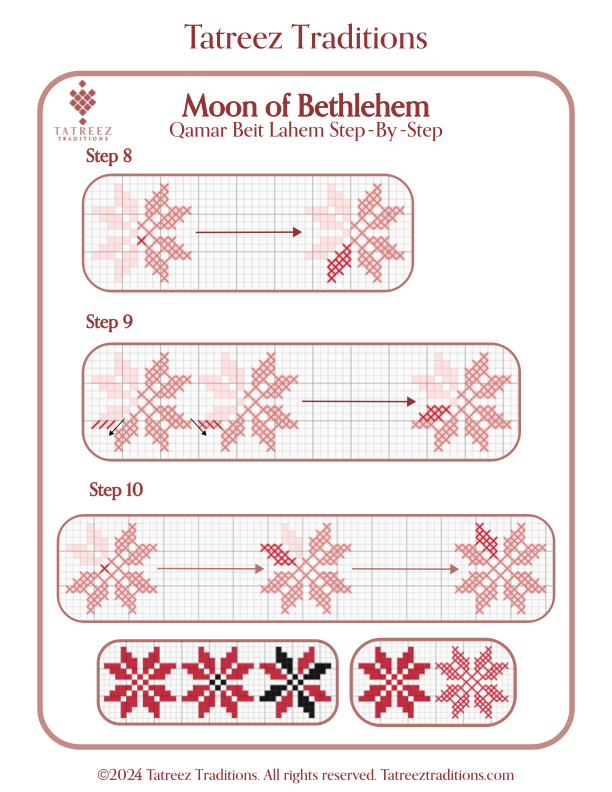 Moon of Bethlehem Steps — Tatreez Traditions