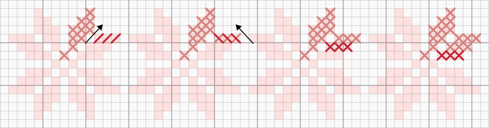 Tatreez Motif: Moon of Bethlehem — Tatreez Traditions