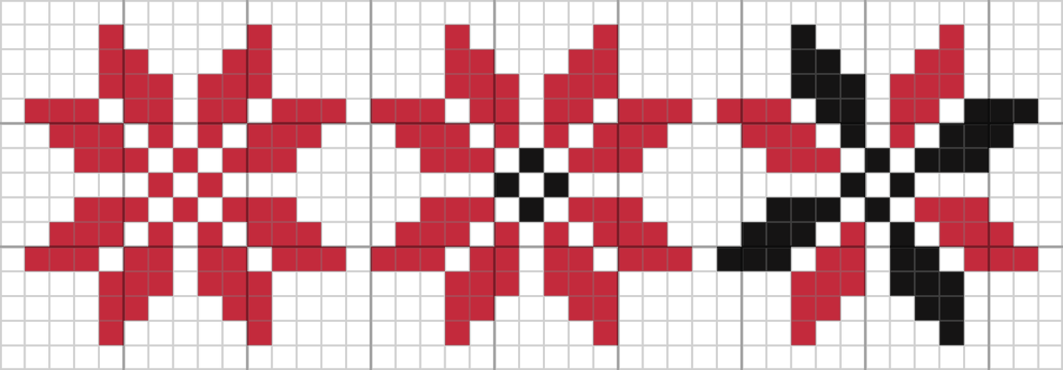 Tatreez Motif: Moon of Bethlehem — Tatreez Traditions