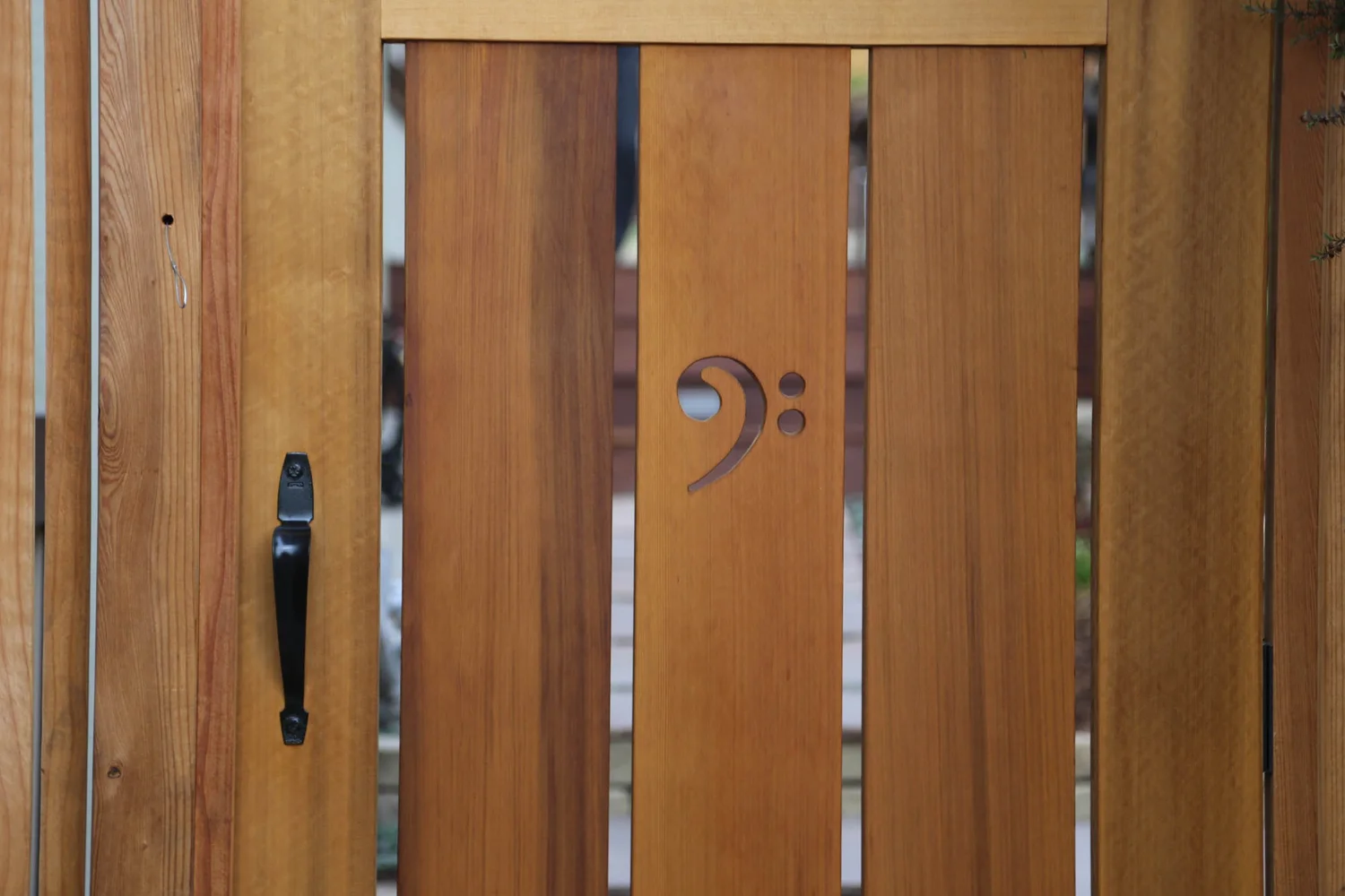 Residential Redwood and Cedar Gate Entry Design and Construction ...