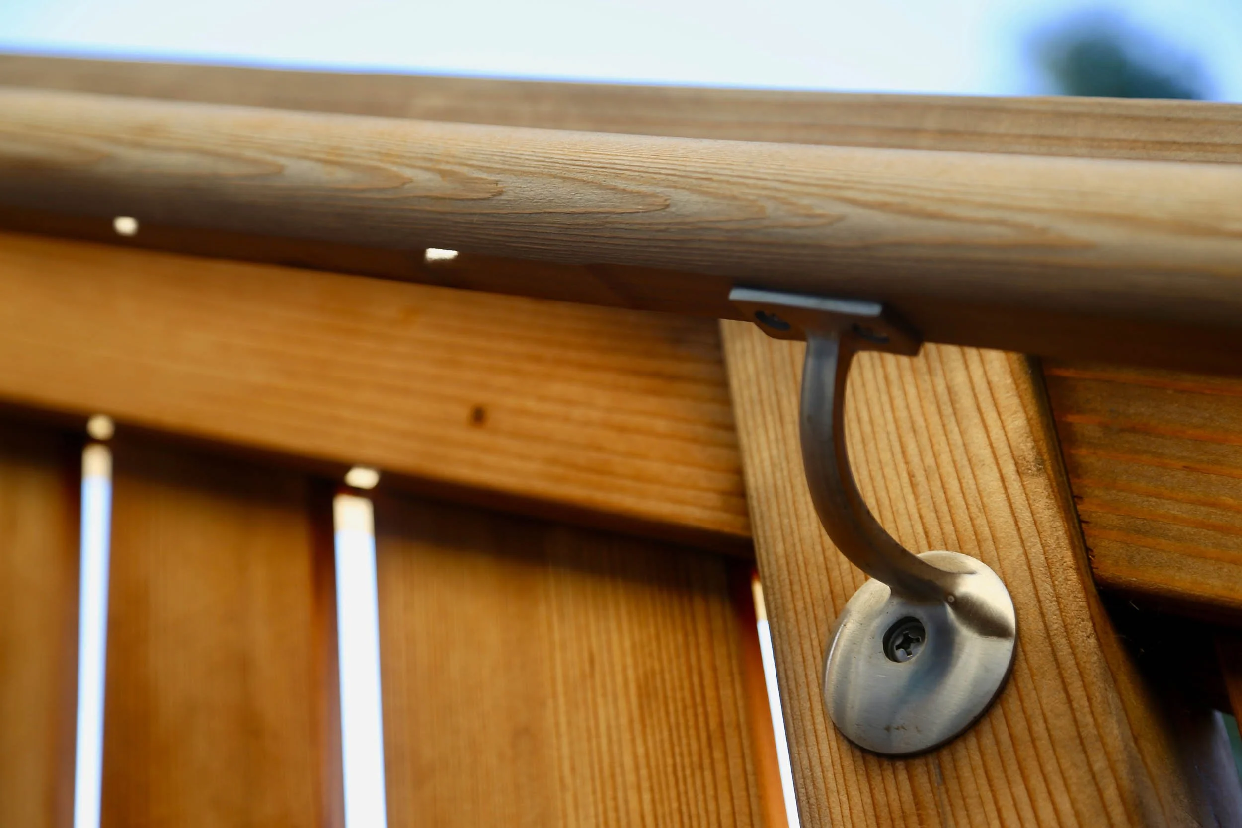 Berkeley North Shattuck Custom Redwood Deck, Stairway and Railings ...