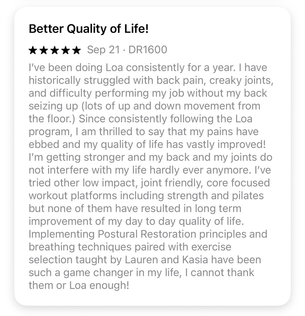 Loa Movement | Doctor-Led Strength Training Program