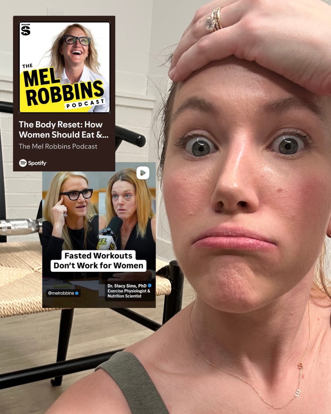 DON’T stress about the Mel Robbins & Stacy Sims Podcast