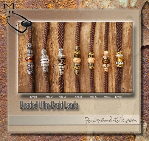 Kangaroo Braided Dog Show Leads — Paws and Tails