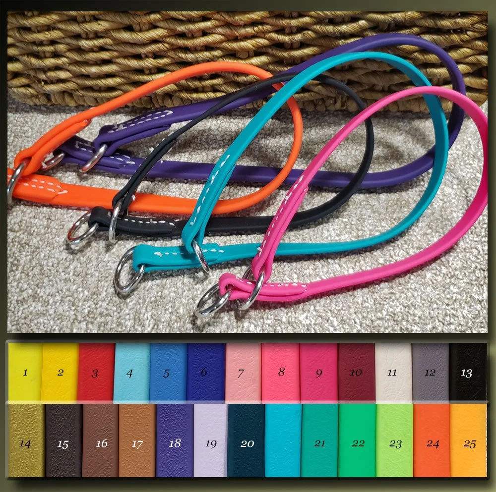 Deer Leather Choke / Slip Collar for Dogs — Paws and Tails