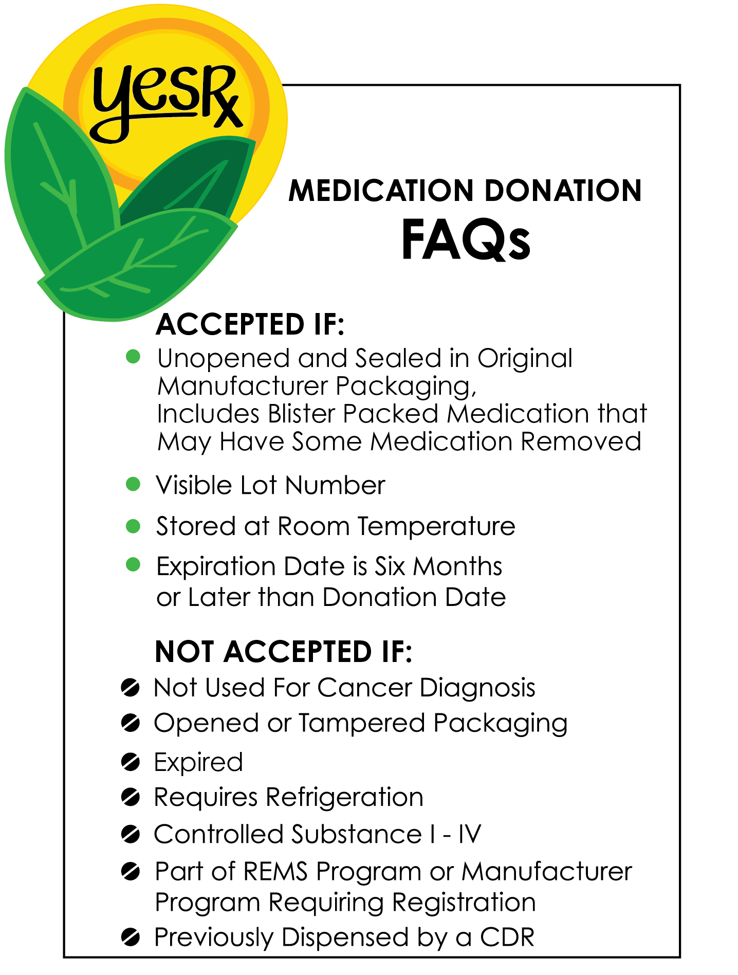 Donate Medication to Others in Need — YesRx - Michigan Cancer Drug ...