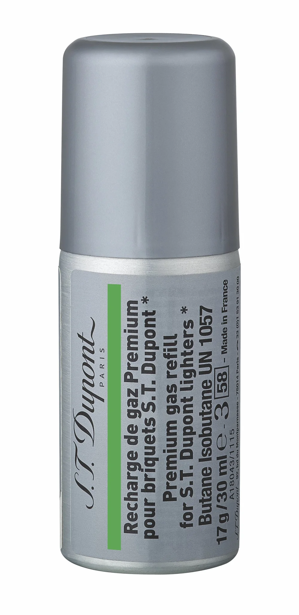 S.T. Dupont Blue Butane - Gas Refill for Lighter — Elegant Lighters ...