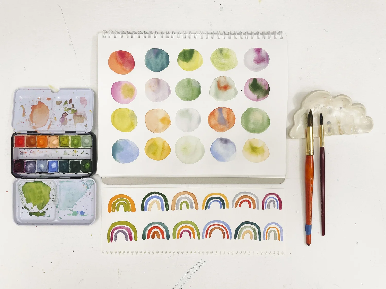 The easiest shape to start your watercolor practice — Lexisworks ...