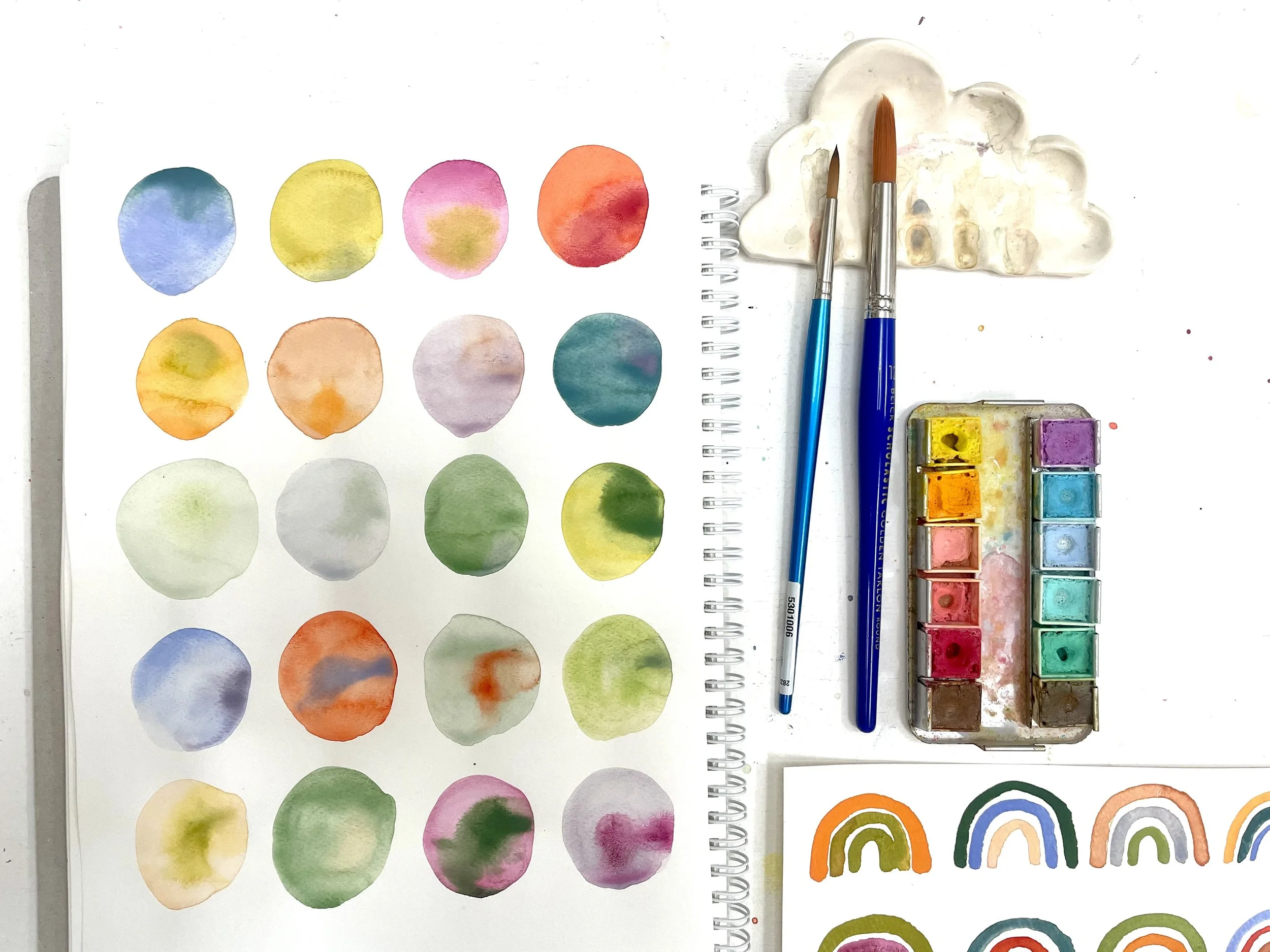 3 Watercolor Shapes for Stunning Results — Lexisworks | Watercolor ...