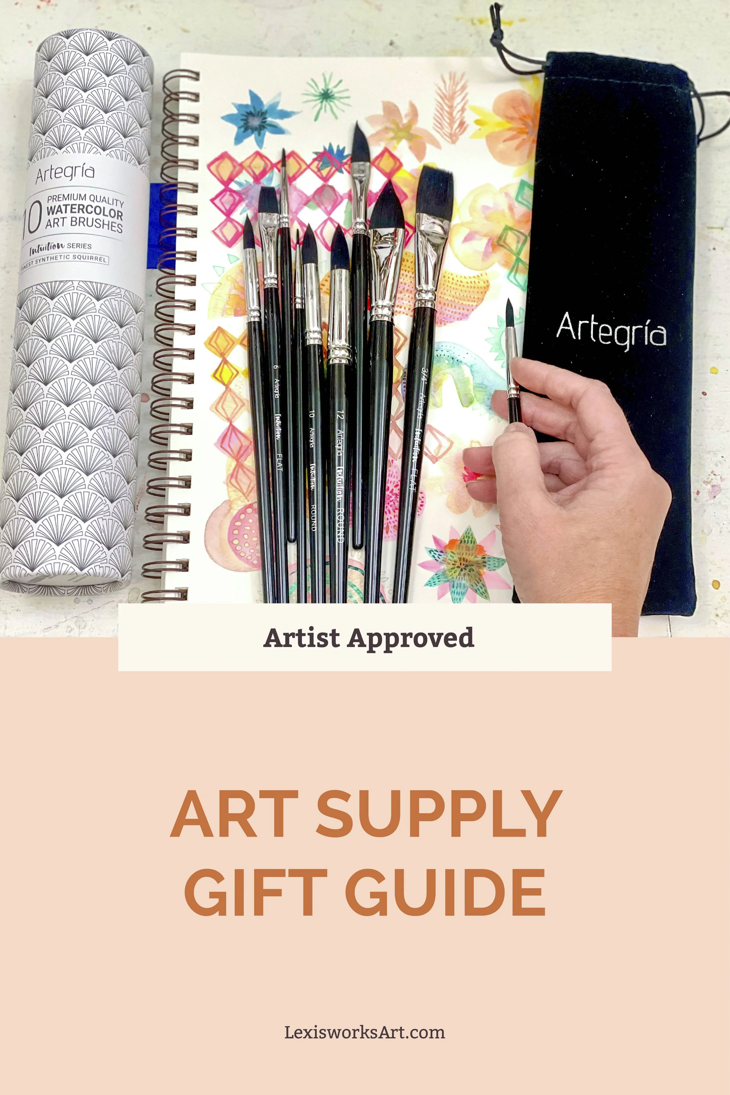 Your Go-To Gift Guide for Art Supplies — Lexisworks | Watercolor + Art ...