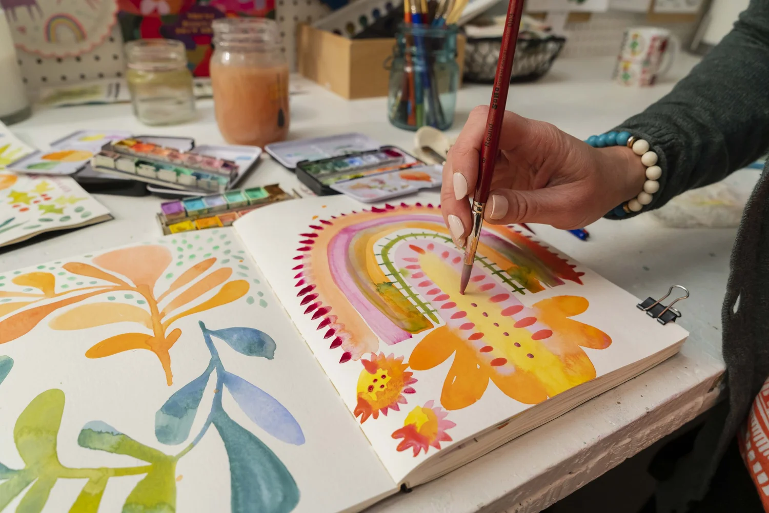 Watercolor + Doodling Art Workshops in Denver | Creative Self-Care