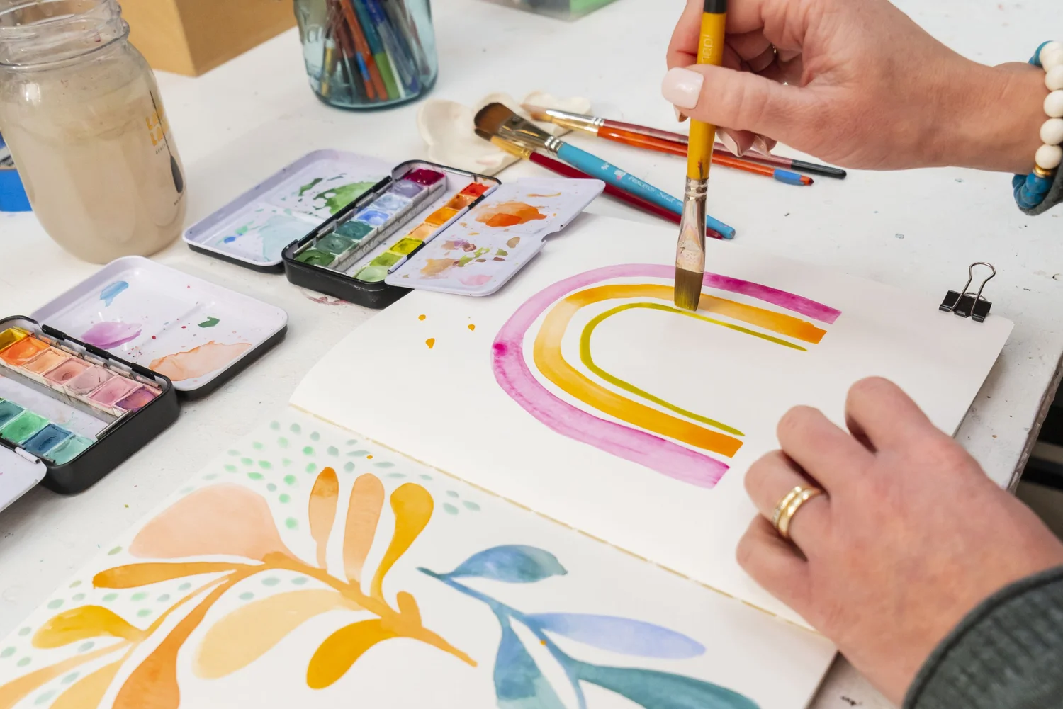 3 Watercolor Shapes for Stunning Results — Lexisworks | Watercolor ...