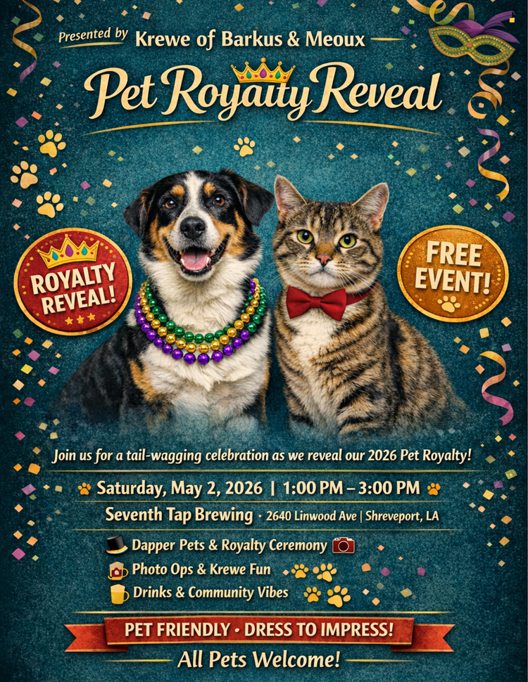 2026 Pet Royalty | Celebrate Pets Now - Join the Royalty — Krewe of ...