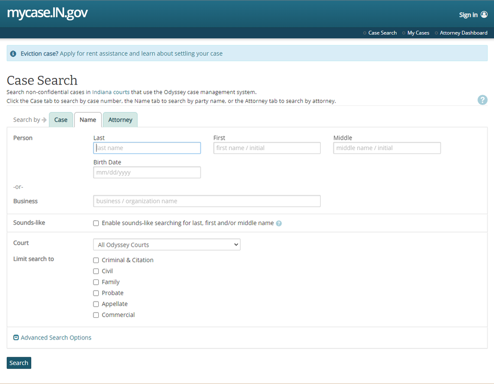 MyCase Instructions — Indy Housing Project