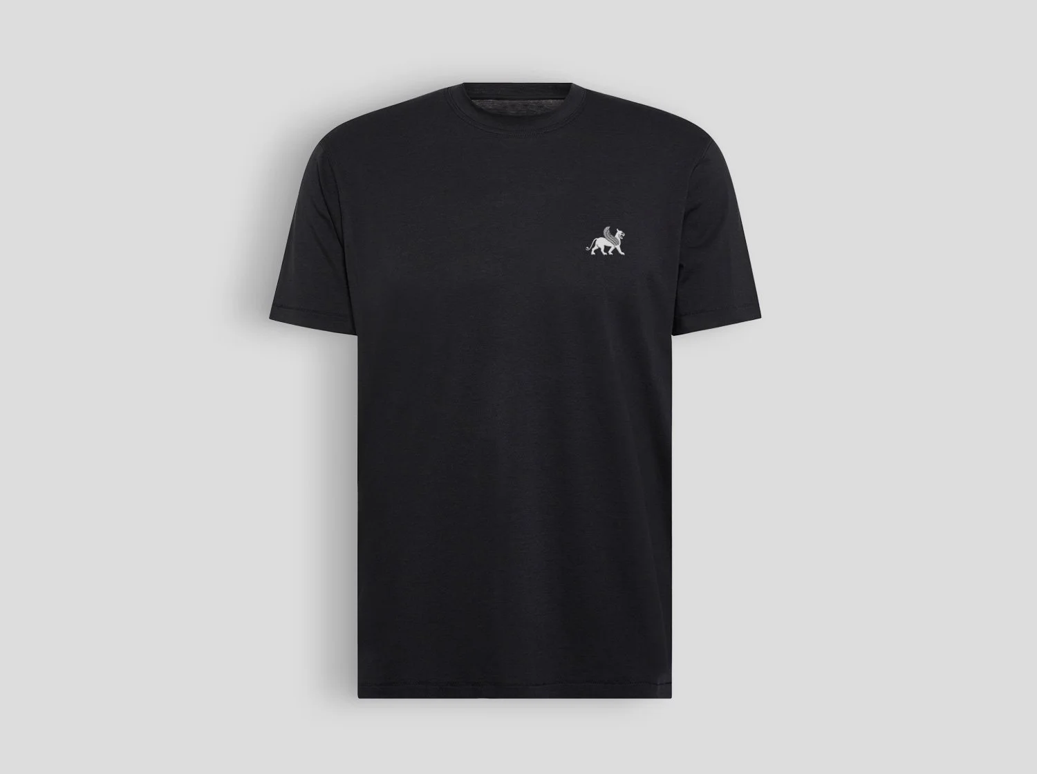S/10 STRETCH COTTON T-SHIRT BLACK — NIKOS SCULPTURE