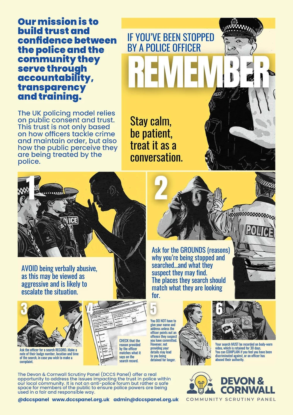 A4 Poster — Devon & Cornwall Community Scrutiny Panel