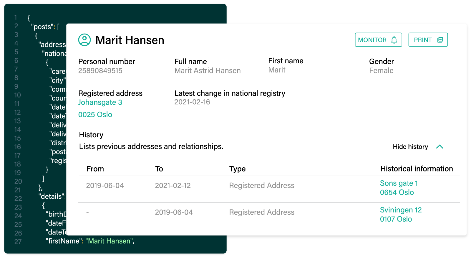 Population register – Roaring