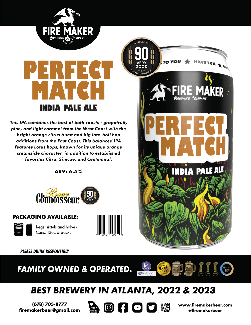 Perfect Match | Taste the Difference — Fire Maker Beverages