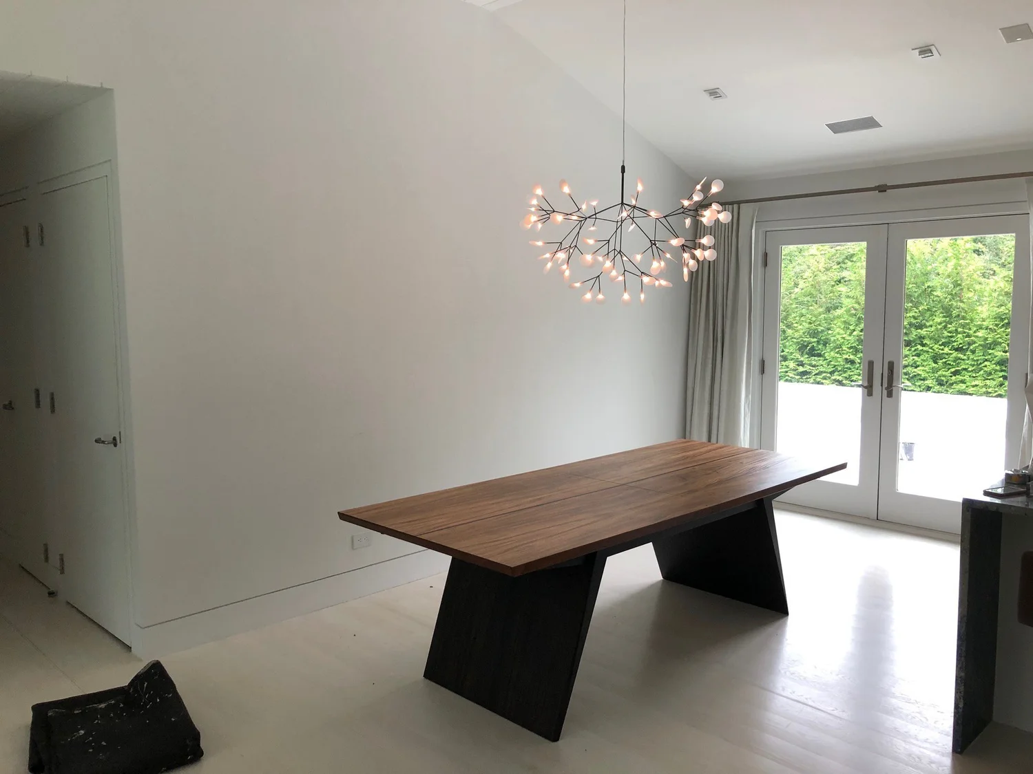 Blade Table - Monkey Pod veneer — Made By 68° Ltd
