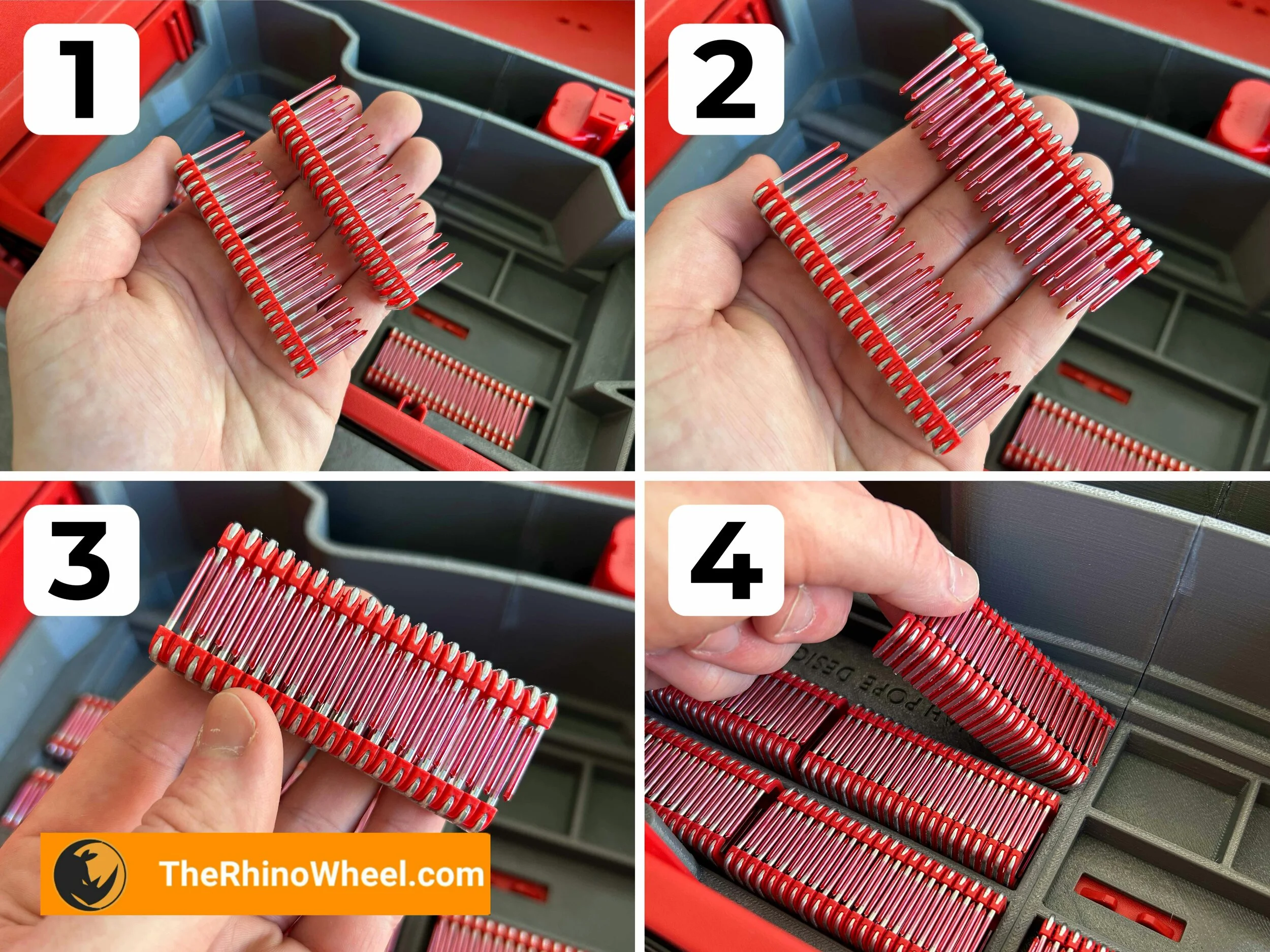 Milwaukee M12 Cable Stapler Tray -JD33- — TheRhinoWheel