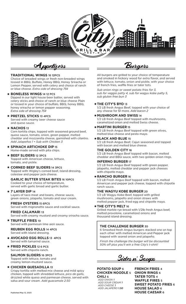 Eat — The City Grill & Bar