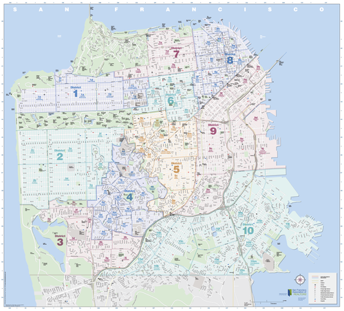 San Francisco District Map — Jennifer Ferland