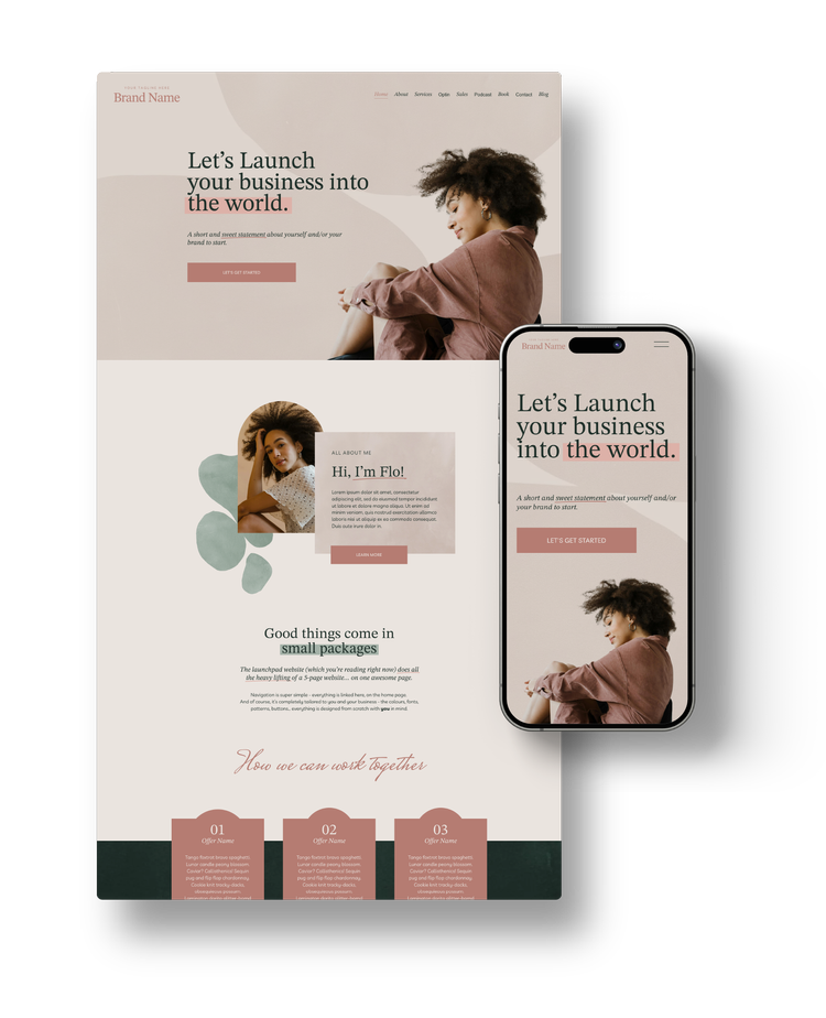 Squarespace Website Templates | Flourish Online — Flourish Online