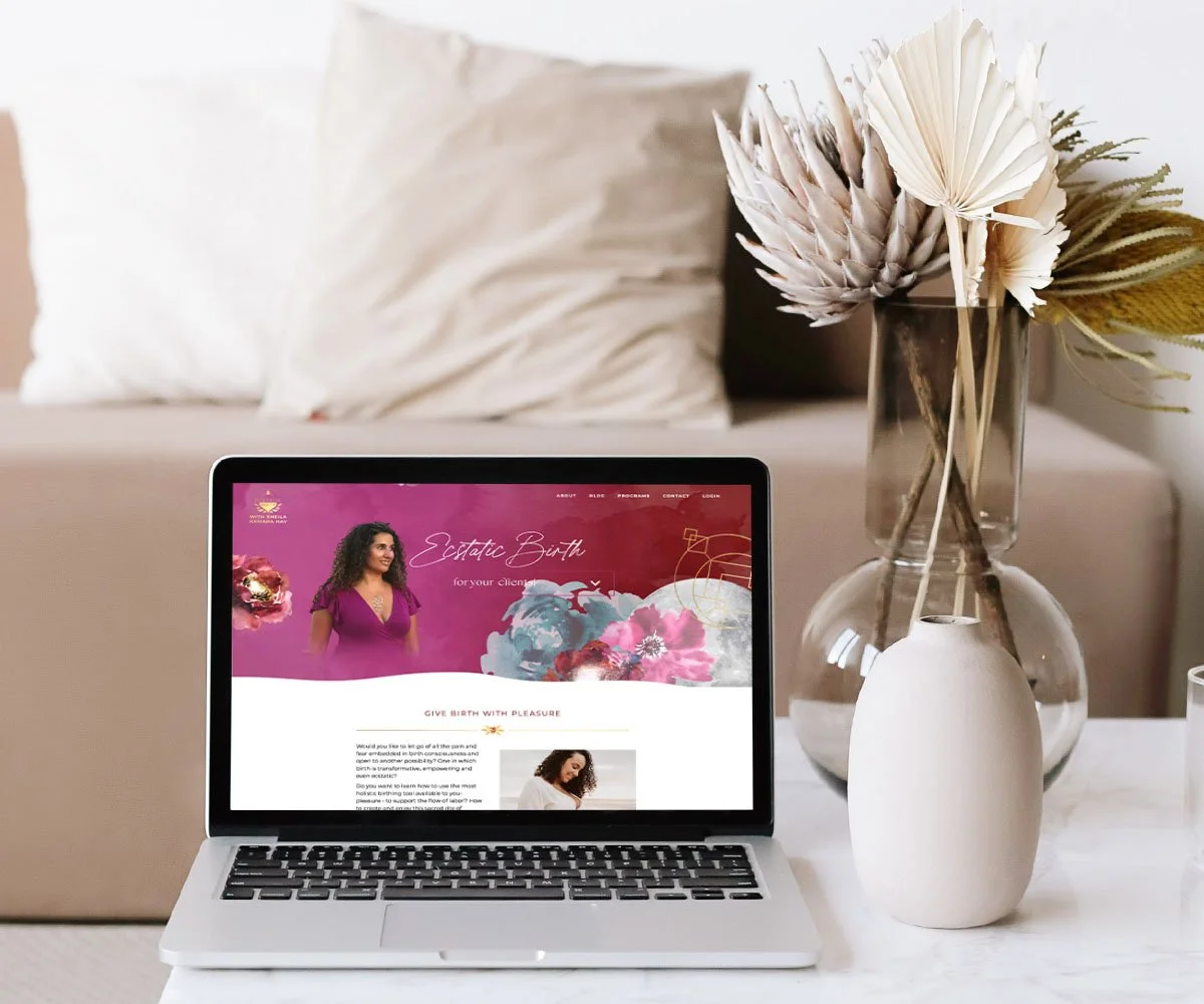 Ecstatic Birth | Case Study | Branding & Strategy | Flourish Online ...