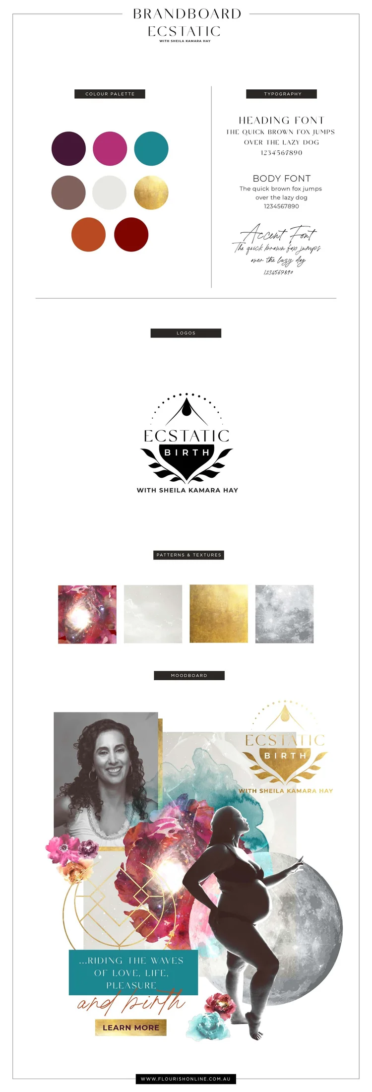 Ecstatic Birth | Case Study | Branding & Strategy | Flourish Online ...