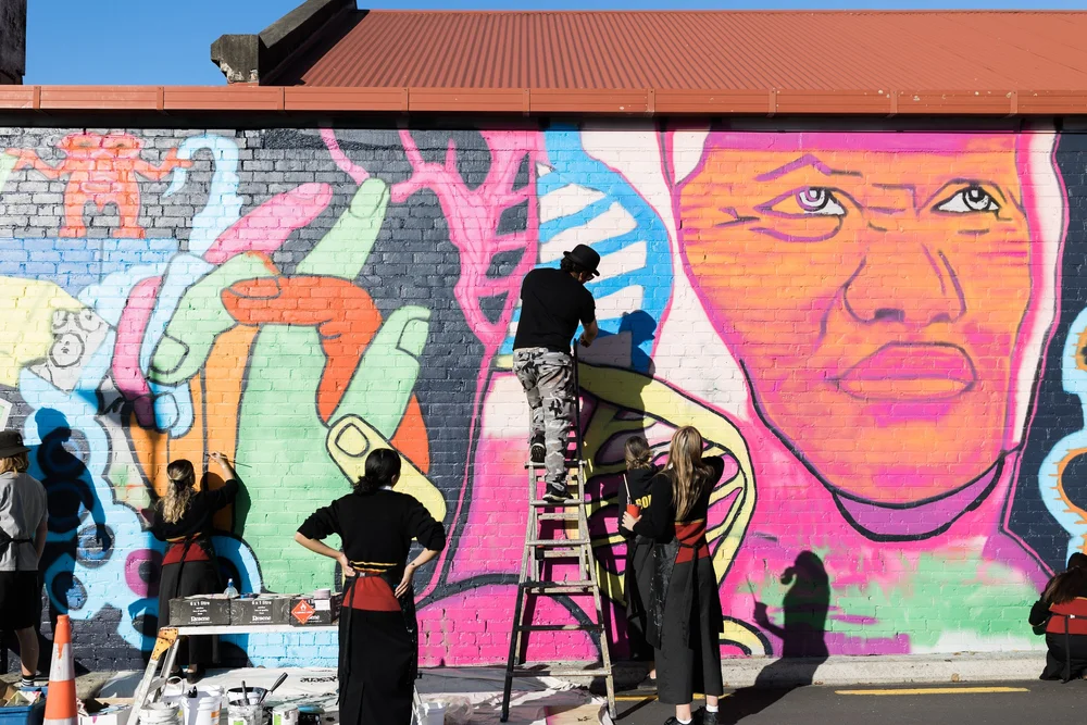 Mural 1 - Pukekohe Town Square — Pukekohe Mural Project