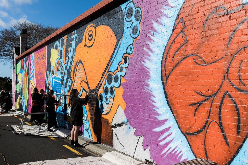 Mural 1 - Pukekohe Town Square — Pukekohe Mural Project