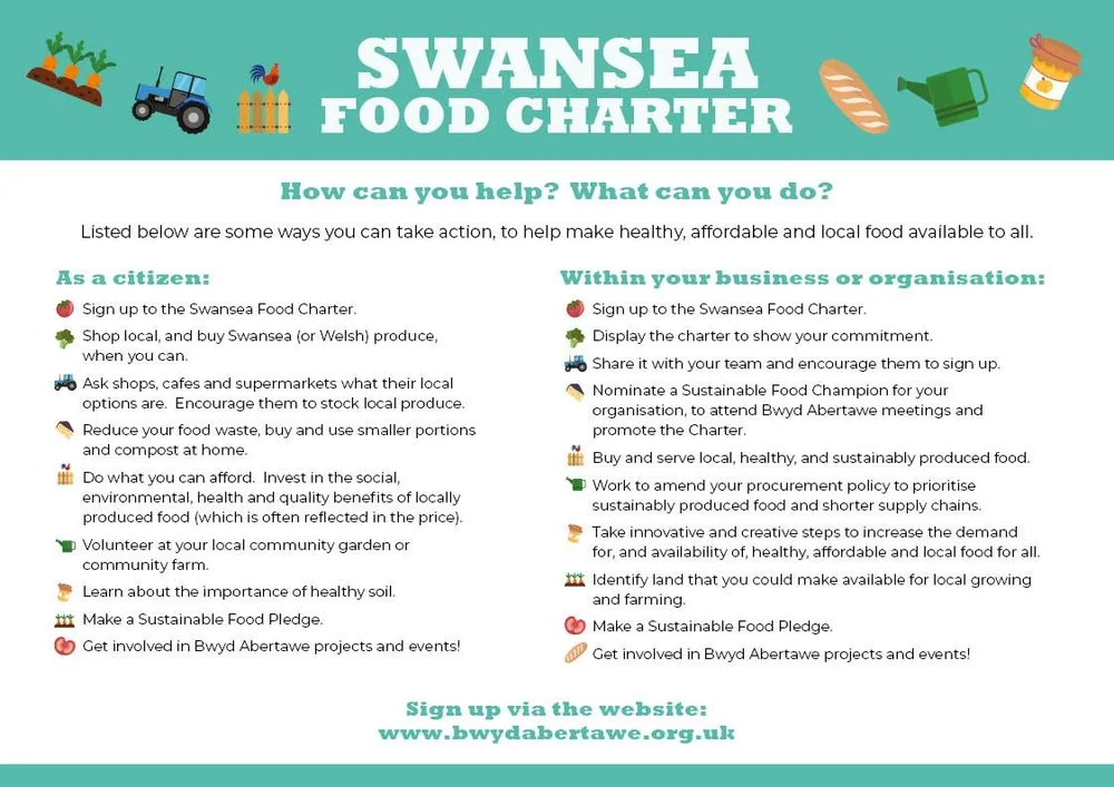 Swansea Food Charter — Environment Centre Swansea