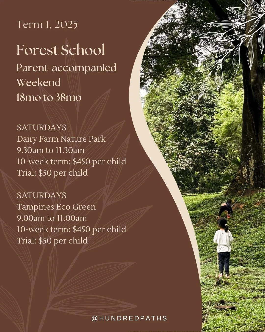 Parent-Accompanied Forest School Sessions — Hundred Paths